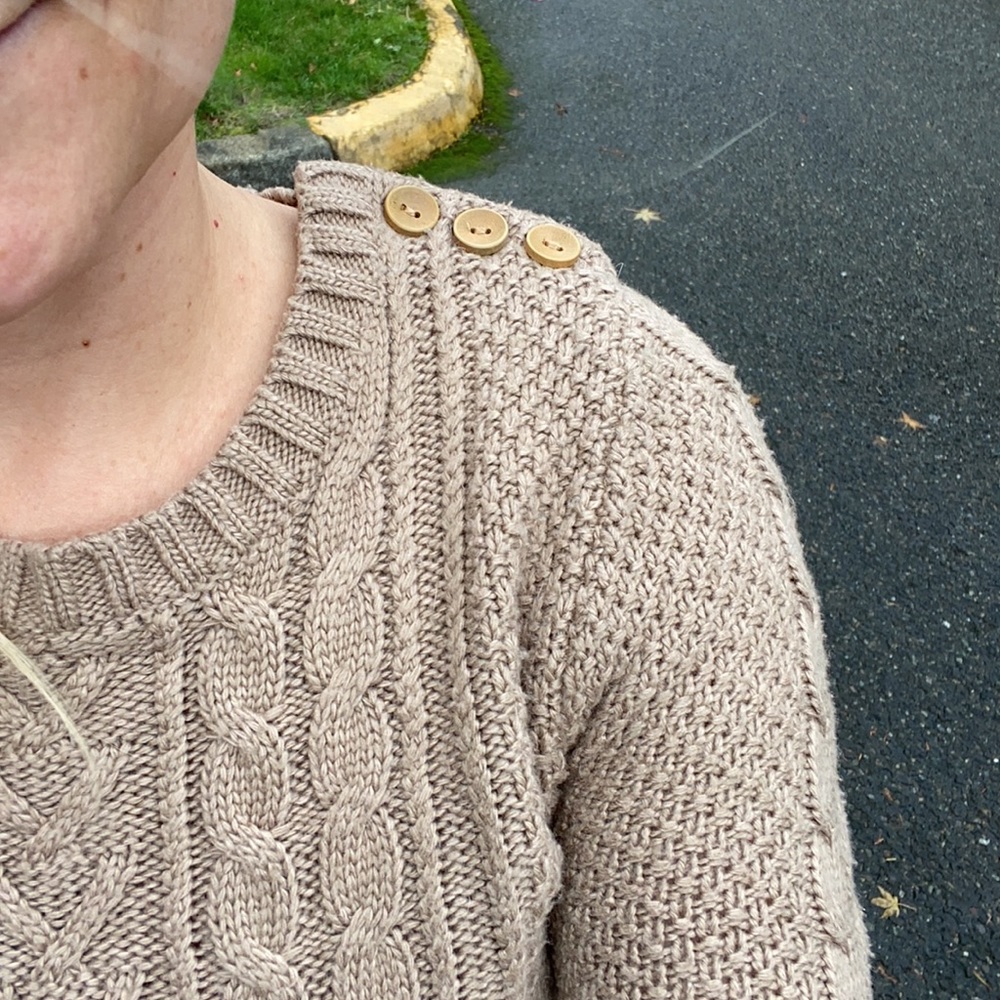 Camel Knit Sweater Neutral Cabin - Gem